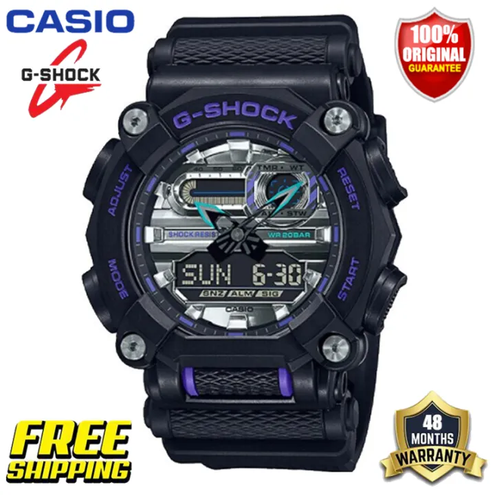 ต้นฉบับ G-Shock GA900 ผู้ชายกีฬานาฬิกาคู่แสดงเวลา 200 เมตรกันน้ำกัน ...