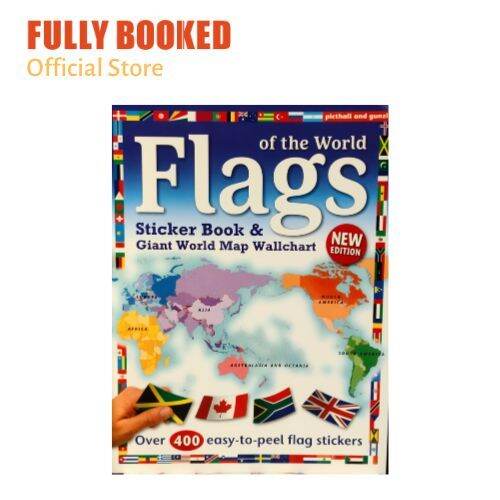 Flags of the World: Sticker Book & Giant World Map Wallchart (Paperback ...
