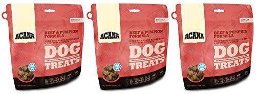 [PRE-ORDER] ACANA 3 Pack of Beef and Pumpkin Dog Treats, 3.25 Ounces ...
