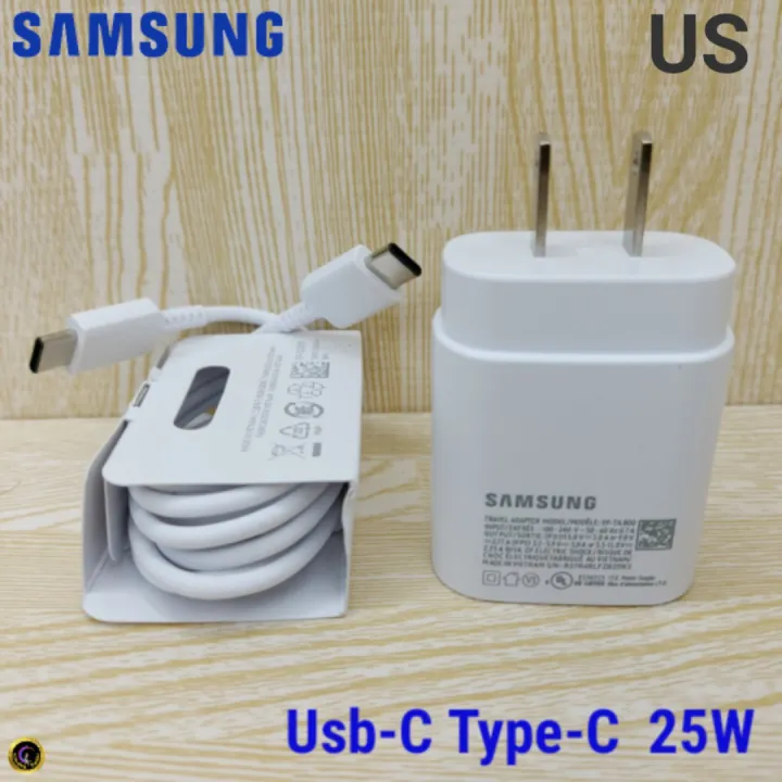 ที่ชาร์จ Samsung A13 25W Usb-C to Type-C ซัมซุง หัวชาร์จ (US)(EU) สายชาร์จ 2เมตร Super Fast ...