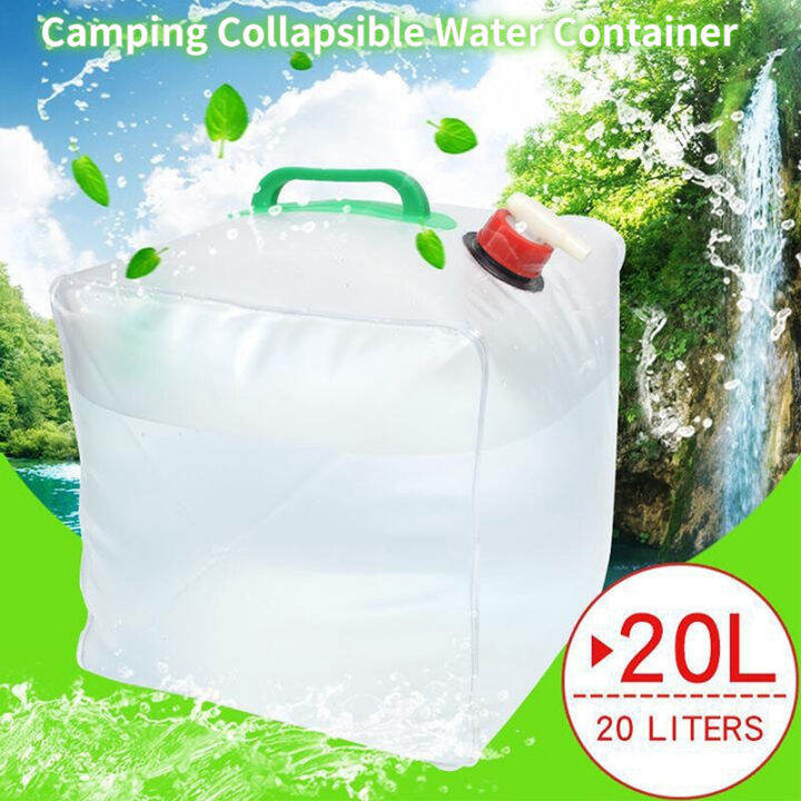 Camping Collapsible Water Container Portable Foldable Water Container Camping Water Container ...
