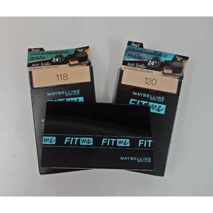 เมย์เบลลีน นิวยอร์ก ฟิต มี แมท+พอร์เลส พาวเดอร์ ฟาวเดชั่น SPF44PA++++♧ | Lazada.co.th