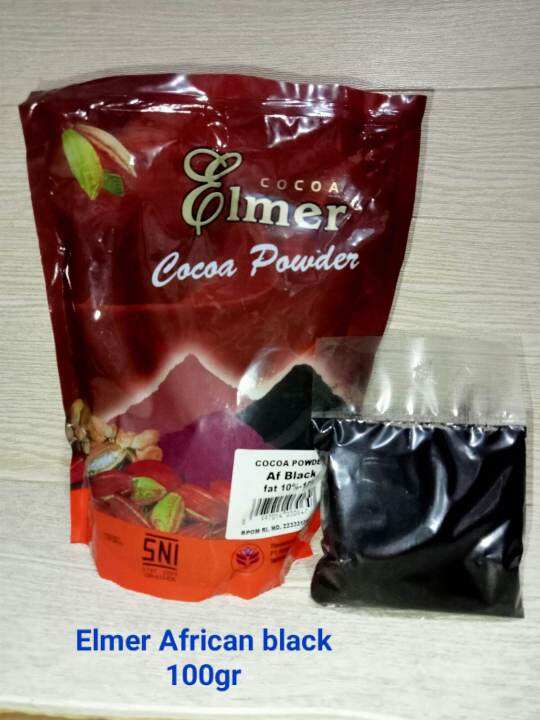 Elmer African Black Cocoa Powder / Coklat Bubuk 100 GRAM repack ...