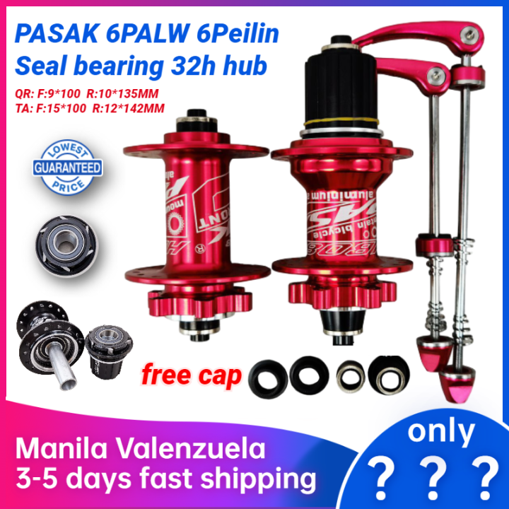 Pasak 6pawls 6bearing 32Holes Super loud 7-12Speed QR and TA Cassette ...