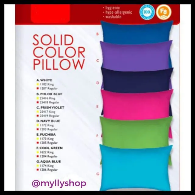 unan DAKKI SOLID COLOR KING PILLOWS 20 X 30 | Lazada PH