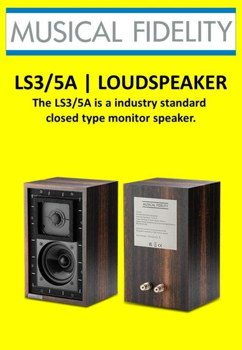 MUSICAL FIDELITY LS3/5A | LOUDSPEAKER | Lazada Singapore