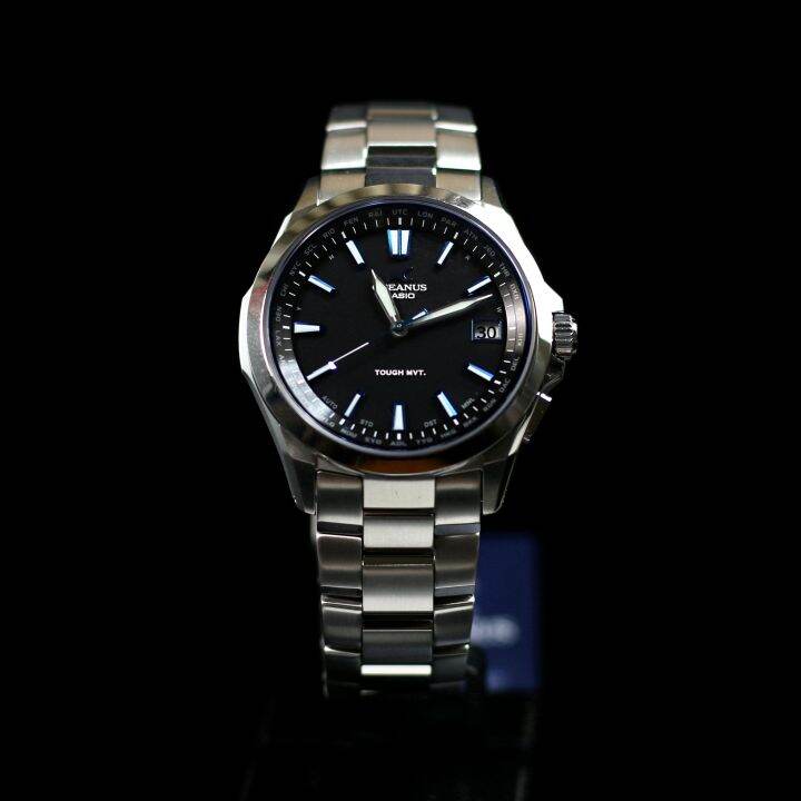 CASIO Oceanus OCW-S100-1AJF Titanium Solar Powered Radio Men's Watch ...