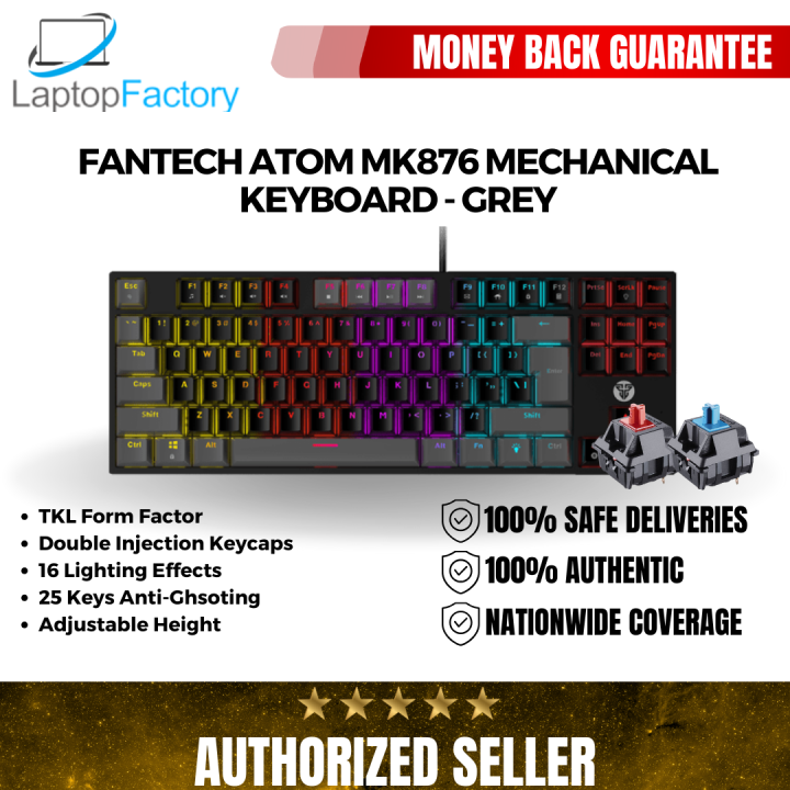 FANTECH ATOM MK876 MECHANICAL KEYBOARD | Lazada PH