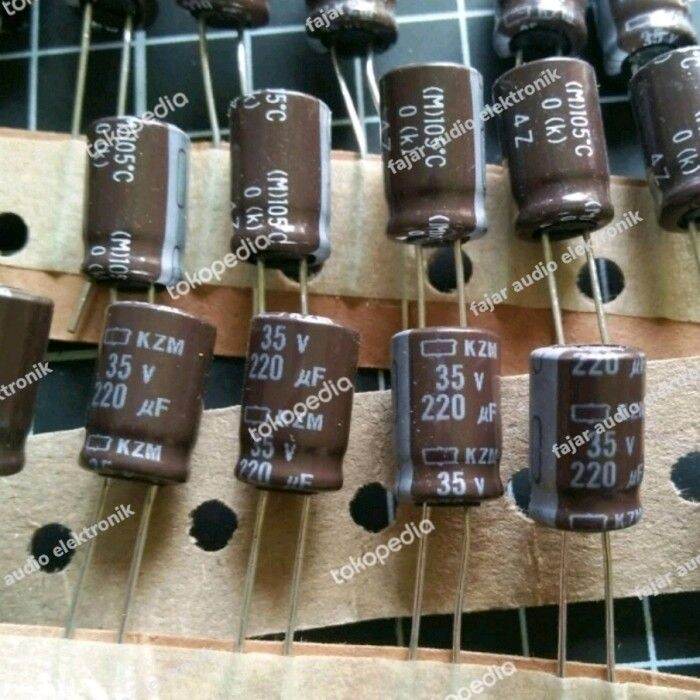 kapasitor nippon 220uf 35v elko elco capasitor 220 uf 35 v capacitor | Lazada Indonesia