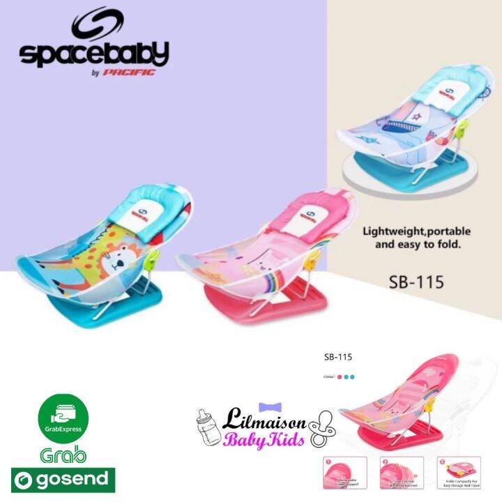 Space Baby SpaceBaby SB-115 Deluxe Baby Bather Kursi Jaring Mandi Bayi ...