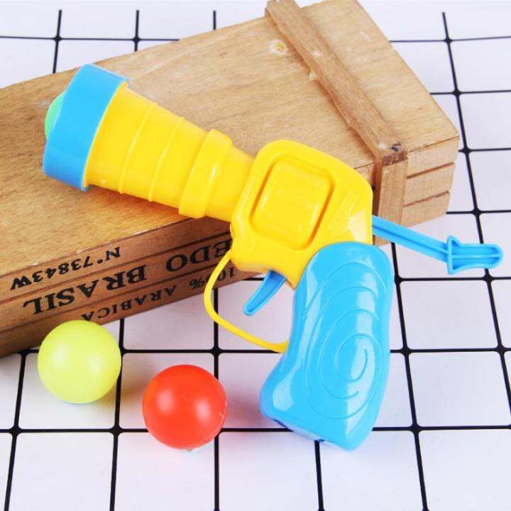 Soft elastic baby interactive battle launcher table tennis plastic ...