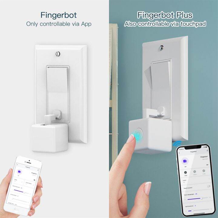 TUYA Smart Fingerbot Plus Bluetooth Knop Pusher Smart Home Smart Life App Voice Control with App ...