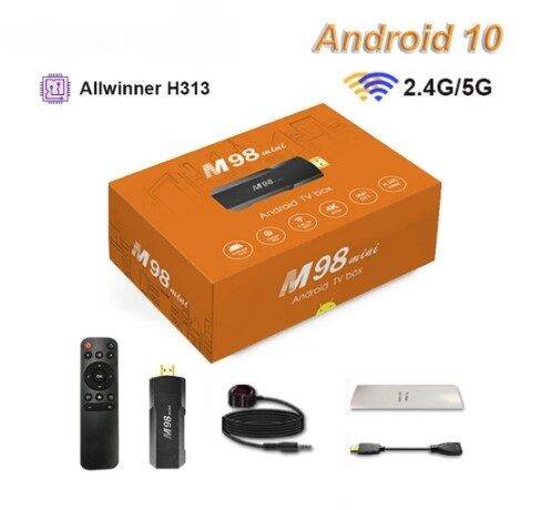 M98 Ultra HD Set-Top Box 4K Android TV + Dual System Retro Game Stick ...