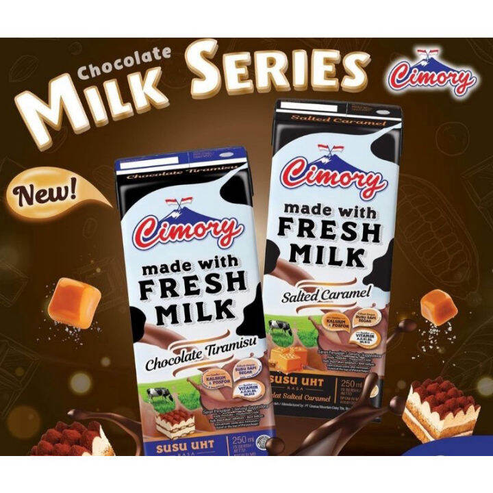 Cimory Fresh Milk Chocolate Tiramisu 250 Ml | Lazada Indonesia