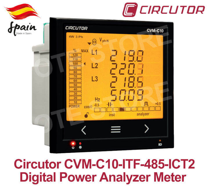 Circutor CVM-C10-ITF-485-ICT2 Digital Power Analyzer Meter (Made in Spain) | Lazada