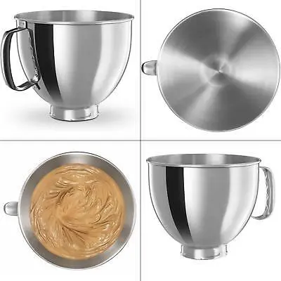 KitchenAid K5THSBP Mixing Bowl Stainless 5 Qt Artisan KSM150,KSM175 ...