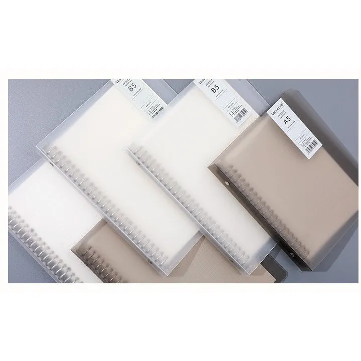 Refillable Minimalist Binder book Grid, Lines, Dotted, Blank | Lazada PH