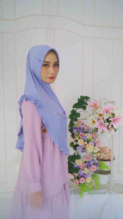 AR 641 HIJAB INSTAN BERGO HIJAB DAILY CANTIK BY HIJAB AR RAFI ORI ...