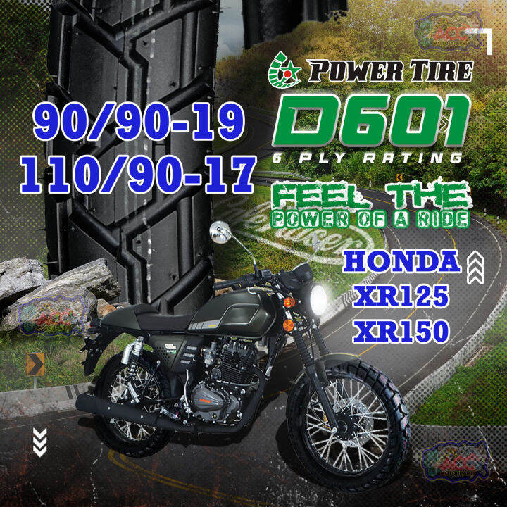 Honda XR125 / XR150 110/90-17 & 90/90-19 Dual Sport Power Tire D601 ...
