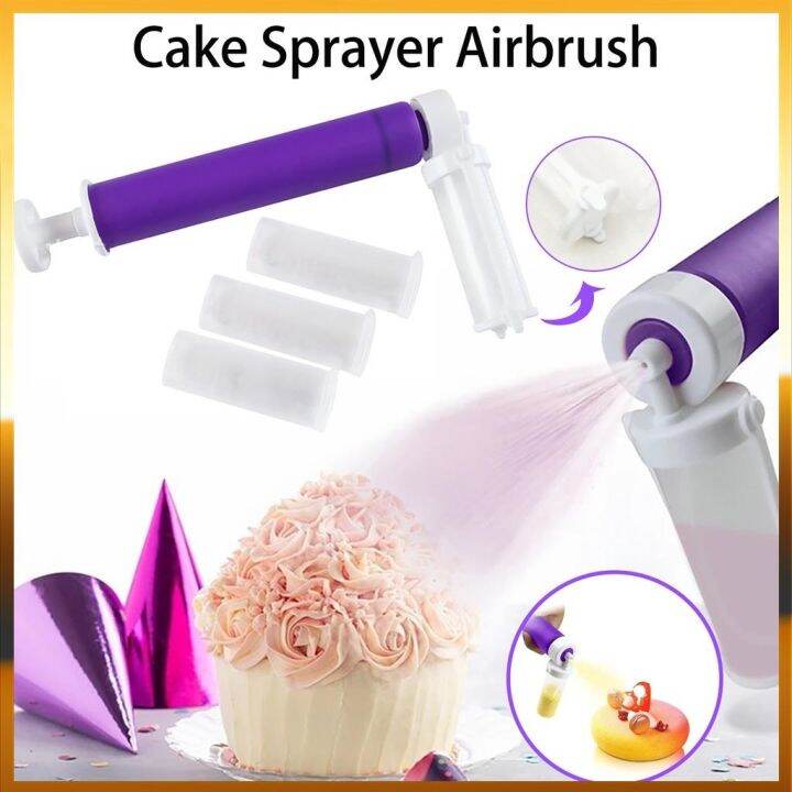 Cake Sprayer Airbrush Manual Reusable Cake Coloring Sprayer | Lazada PH