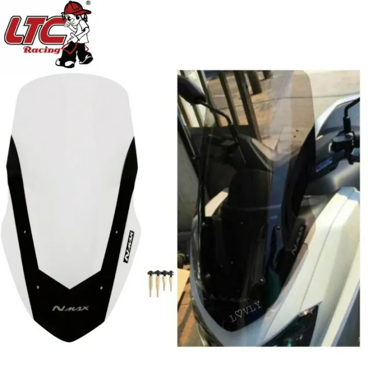 【factory outlet】 LTC Nmax V1 2019 Visor Windshield with Bolts | Lazada PH