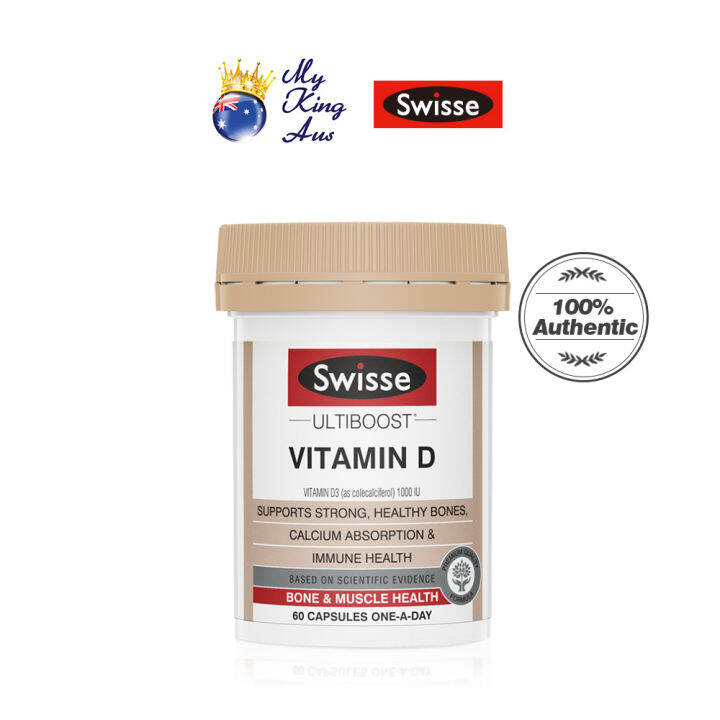 Swisse UB Vitamin D 60 Cap Support Immune System [My King Aus] | Lazada PH