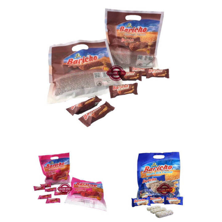 PUSAN BARICHO ISI 20pcs / VARIAN CHOCOLATE FLAVOUR / STRAWBERRY FLAVOUR ...