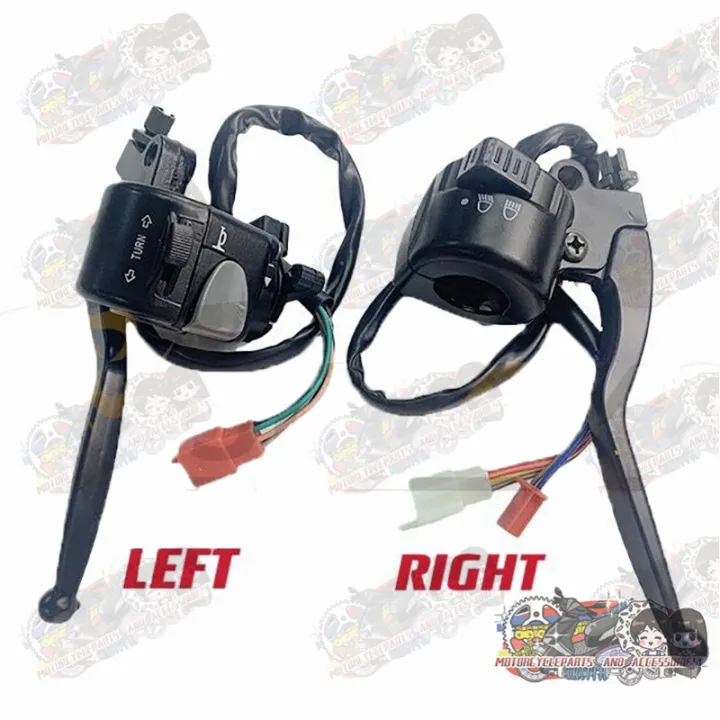LJ Motorcycle handle switch with lever assembly for ct100 / bajaj(left ...