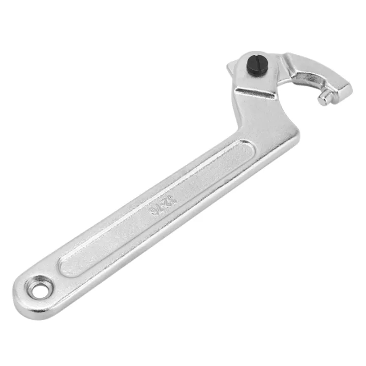 Adjustable Hook Wrench C Spanner Tool Chrome Vanadium 32-76Mm With ...