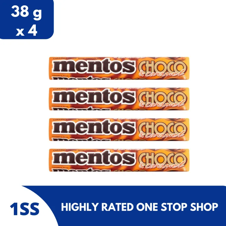 Mentos Choco Caramel, 38g set of 4 | Lazada PH