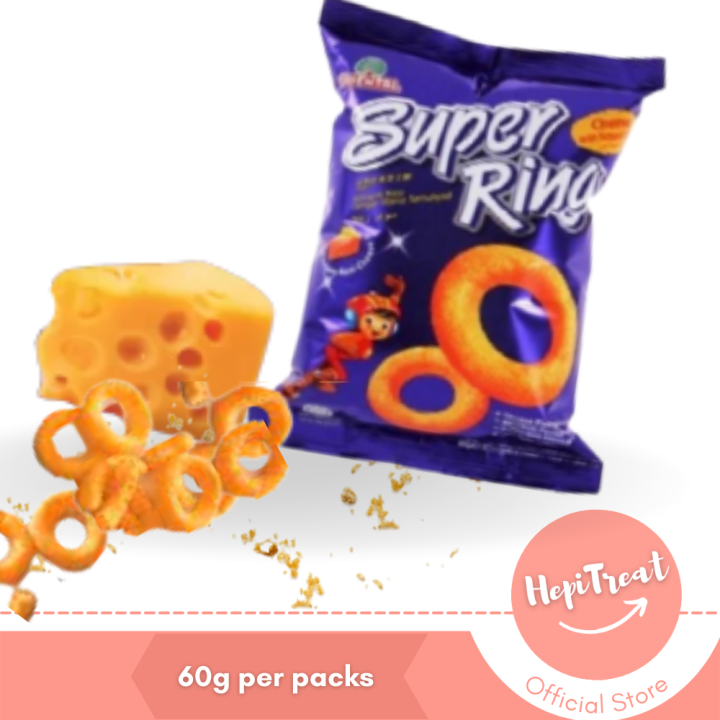 Oriental Super Ring Cheese Snack - 60g (Big) by Hepi Treat | Lazada
