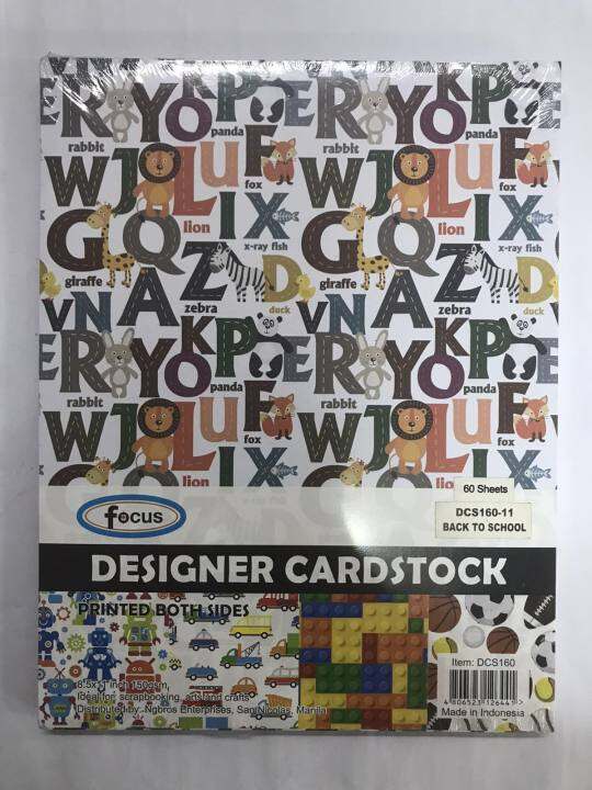 Focus Card Stock 60 sheets | Lazada PH