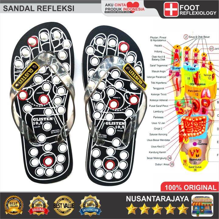 SANDAL KESEHATAN REFLEKSI TERLARIS | Lazada Indonesia