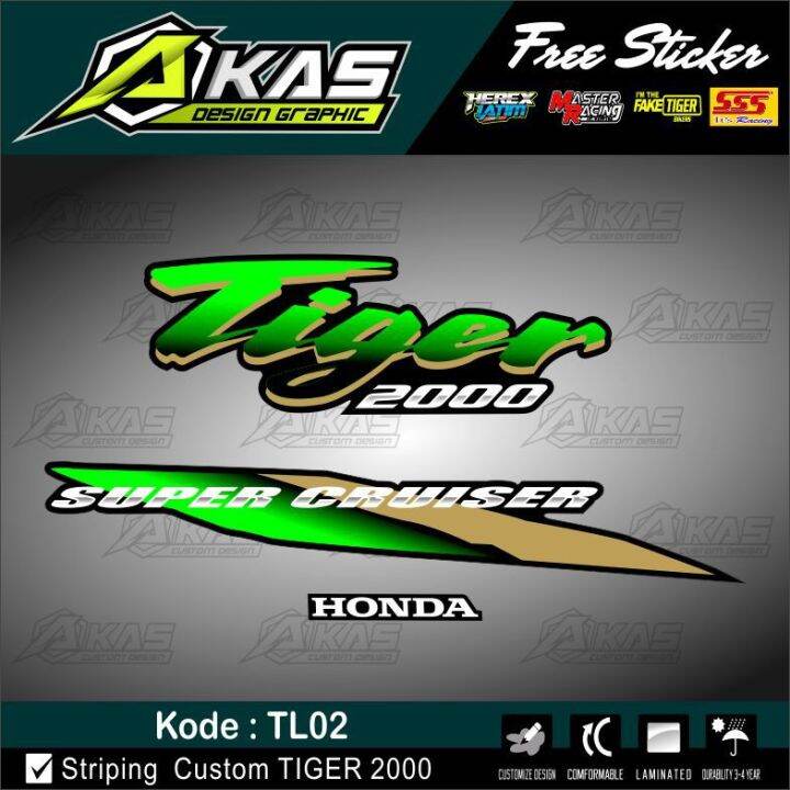 STICKER VARIASI TIGER 2000 STRIPING VARIASI TIGER 2000 STICKER VARIASI ...