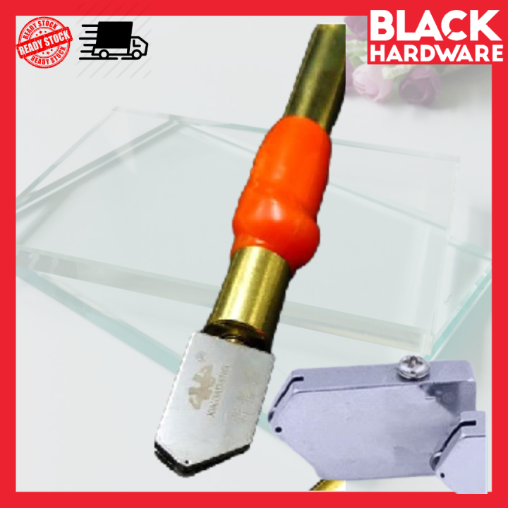 BLACK HARDWARE Glass Marble Diamond Cutter Metal Handle Cutting Tool ...