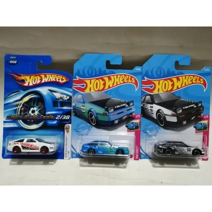 Hot Wheels Toyota AE86 Sprinter Trueno Red HW Drift King Initial D ...