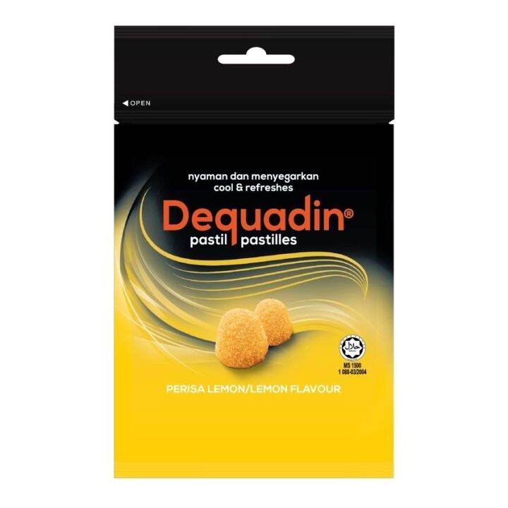 Dequadin Pastilles Lemon Flavour 20G | Lazada