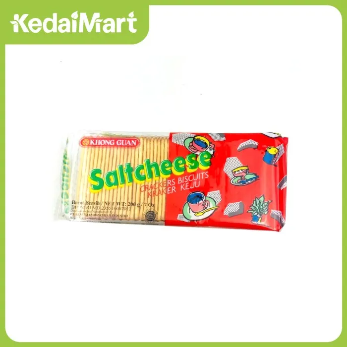 Khong Guan Salt Cheese Crackers 200 Gram | Lazada Indonesia