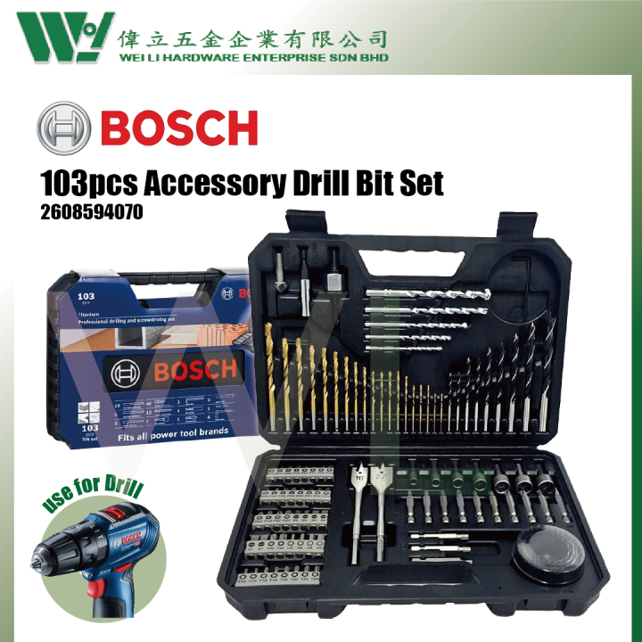 Bosch 103pcs Accessory Set 2608594070 Drill Bit Set Bosch Mata