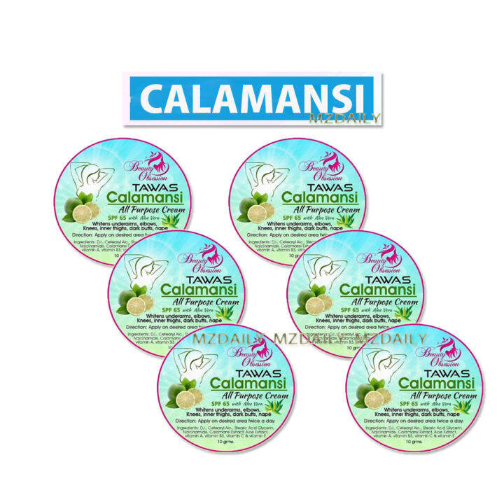 (SET OF 6) KOI Tawas Calamansi All purpose cream 10 grams beauty cream ...