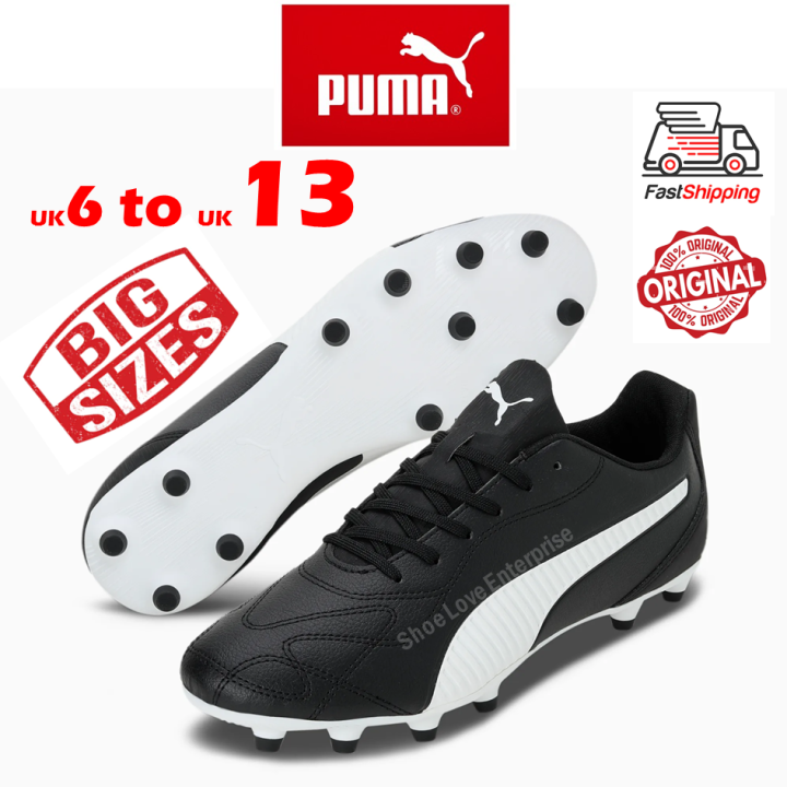🔥Plus Size🔥 Kasut Bola Sepak Saiz Besar Puma Men Monarch II FG Outdoor ...