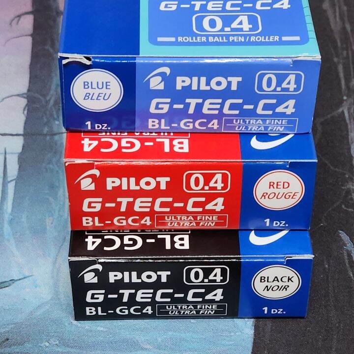 [FPS FairPriceSupplies] Pilot G-TEC GTEC C4 Ultra Fine 0.4 Ballpen Ball Point Pen (Sold Per ...