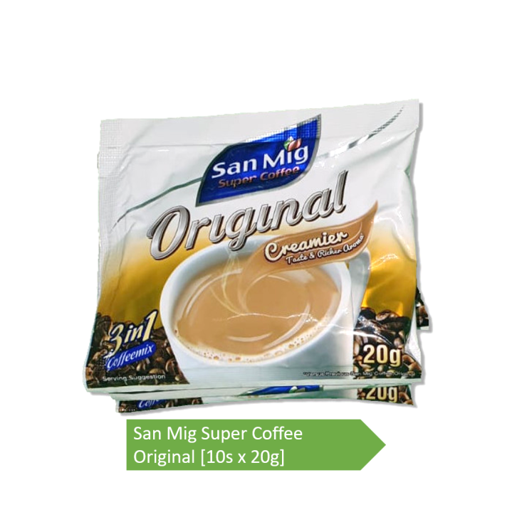 San Mig Super Coffee Original Strip 10s (20g) | Lazada PH