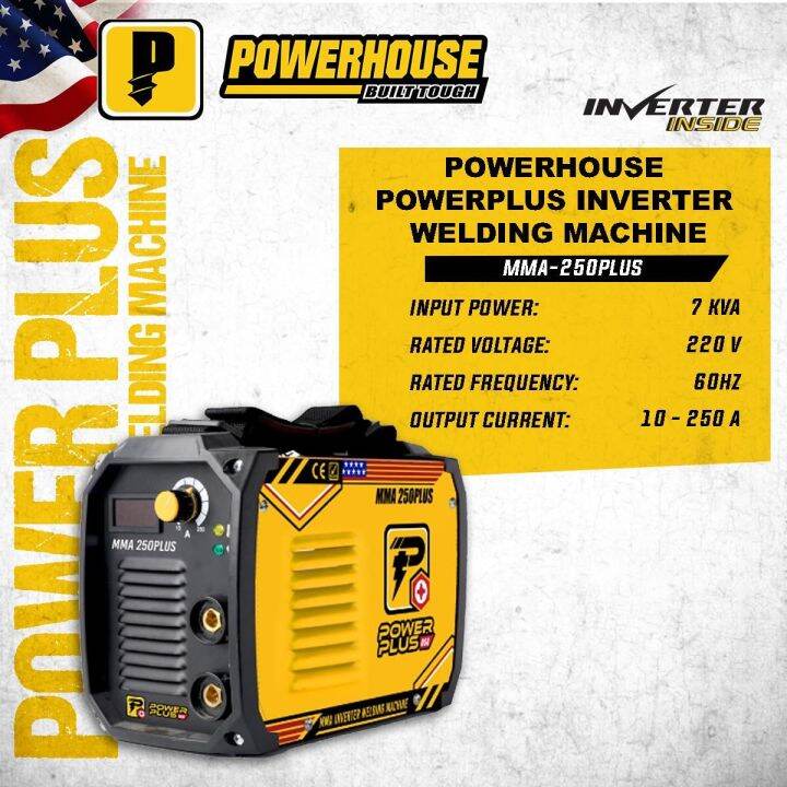 Powerhouse Powerplus MMA Inverter Welding Machine ARC IGBT 250amp 250A ...