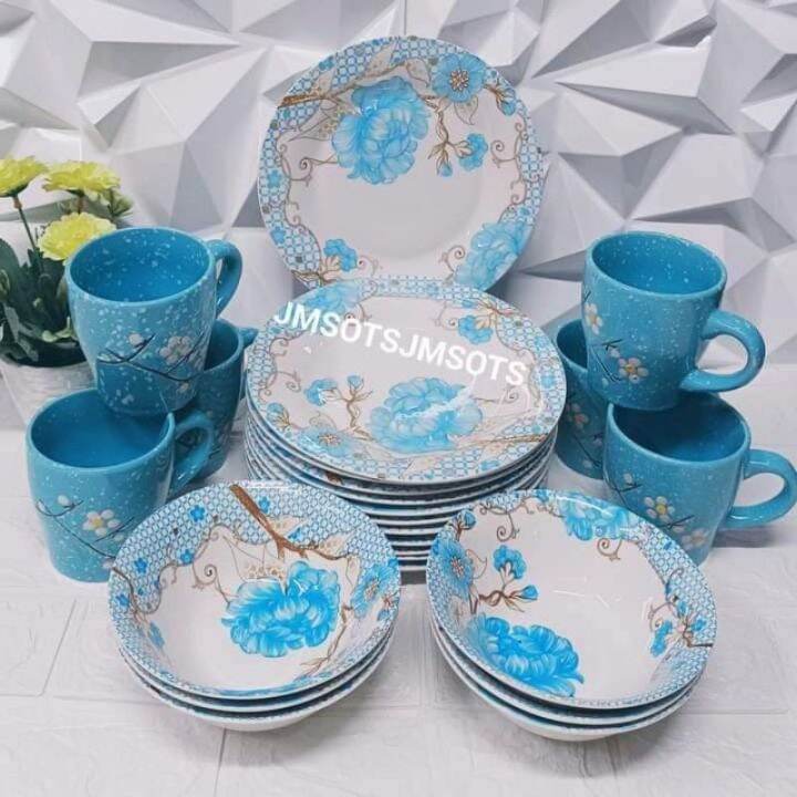 FLORAL PLATE SET BABASAGIN | Lazada PH
