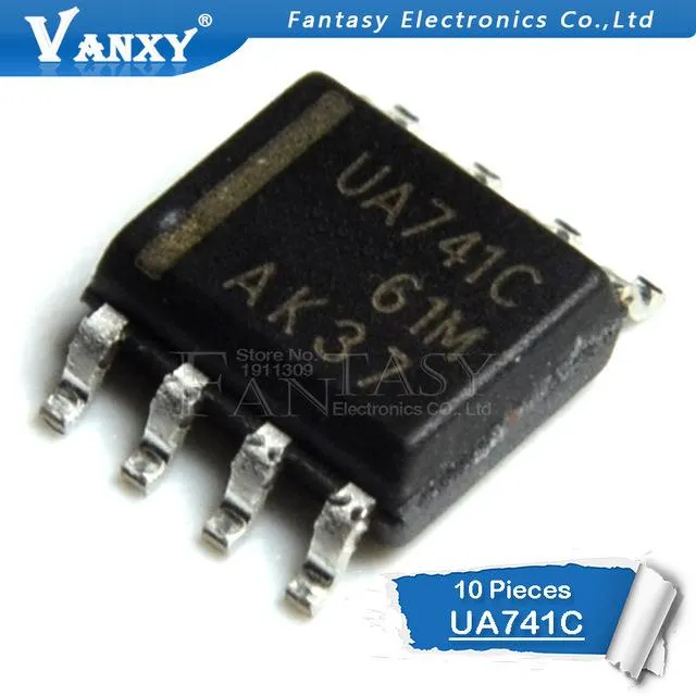10ชิ้น UA741CDT SOP8 UA741 SOP 741C SMD UA741CDR ใหม่และต้นฉบับ IC ...