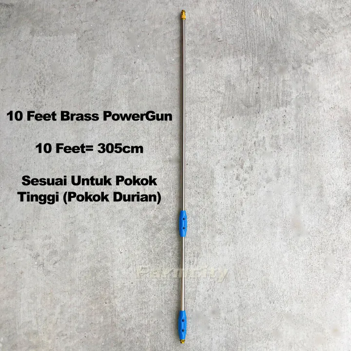High Quality 305cm 10 Feet Stainless Steel BRASS High Pressure Power Sprayer Gun Batang Pam ...