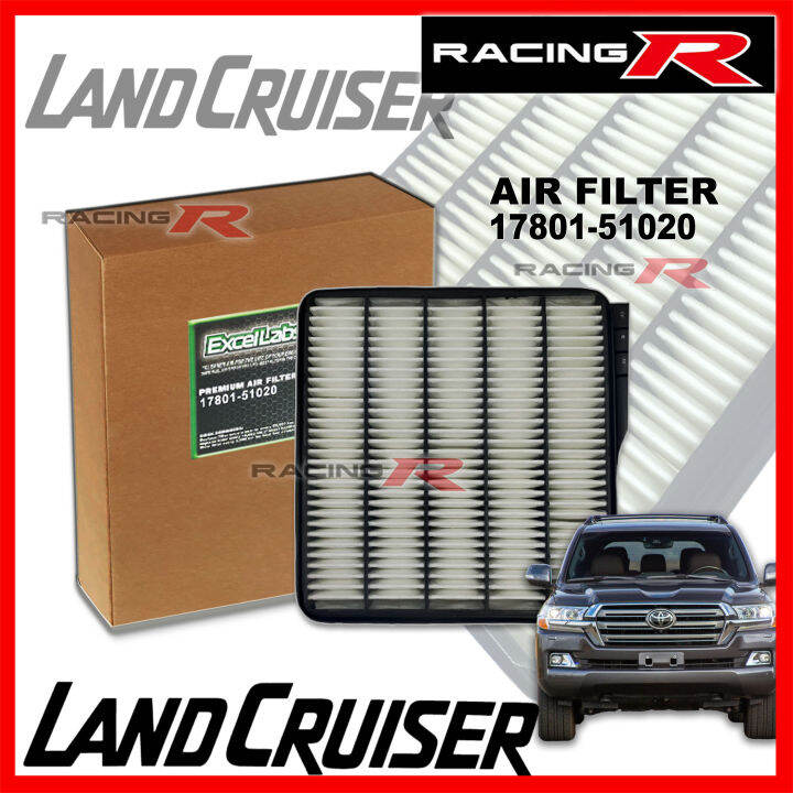 Air filter (17801-51020) for Toyota LandCruiser LC200 Diesel 2007 and ...
