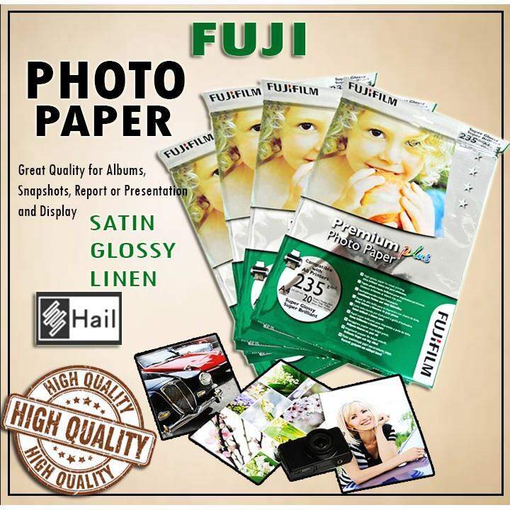 FUJI FILM Premium Photo paper 235 gsm A4 | Lazada PH