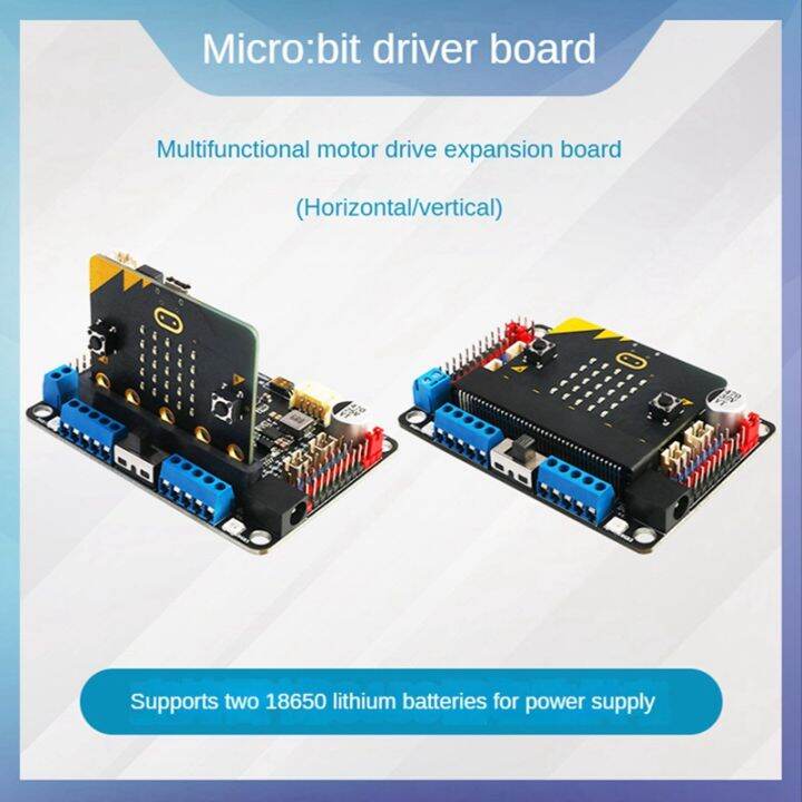 1 Piece Micro:Bit Driver Board Extension Board Graphical Black Parts for Python Programming ...